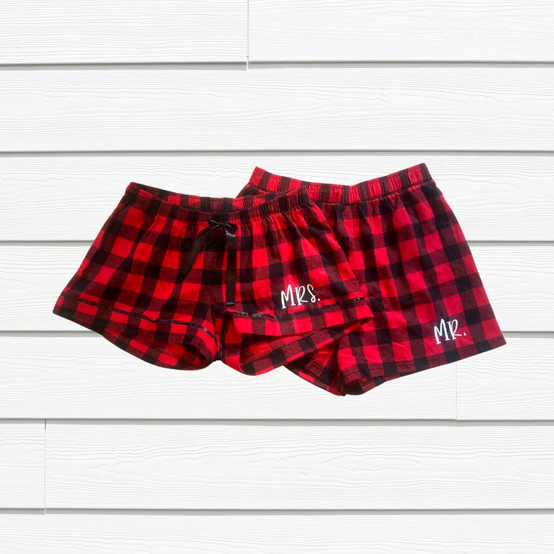 Personalized Couple's Boxer Shorts / Matching Boxers / Mr. and Mrs ...