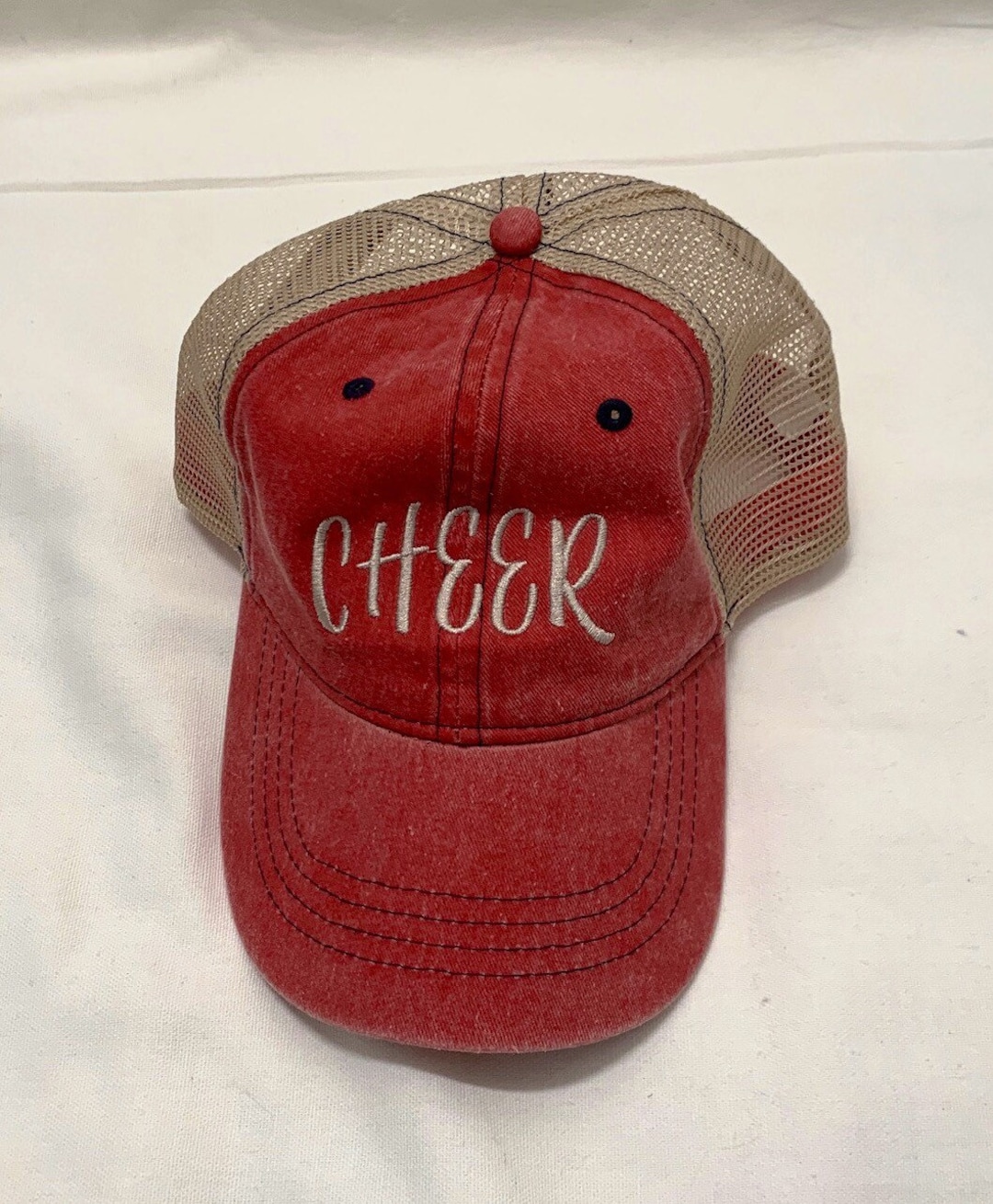 Cheer Trucker Ball Cap / CHEER Ballcap / Cheerleader Hat / Cheer Mom ...
