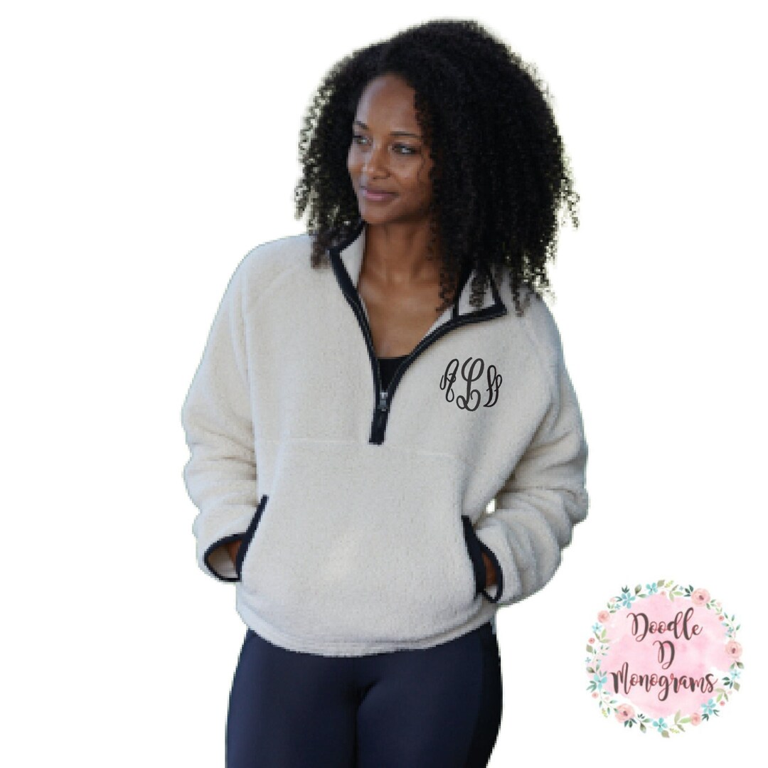 Personalized Fleece Pullovers / Half Zip Pullovers / Monogrammed Fleece ...