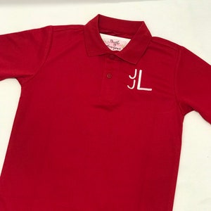 Monogrammed Boys' School Uniform Polo / Personalized School Uniform ...