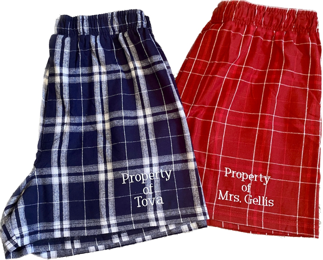 Personalized Boxer Shorts / Custom Boxers / Embroidered Boxer Shorts ...