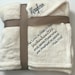 Embroidered Sympathy Blanket / Embroidered Blankets / Christian ...