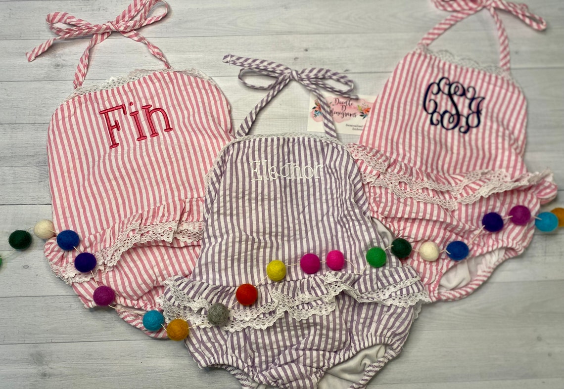 Personalized Swimsuit for Babies Toddlers / Monogrammed - Etsy
