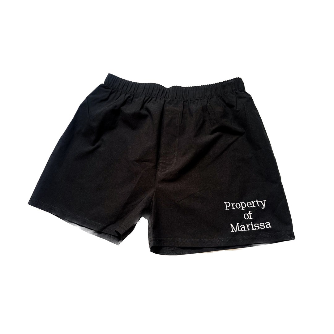 Men's Boxers / Hubby Boxers / Men's Personalized Boxer / Groom Gift ...