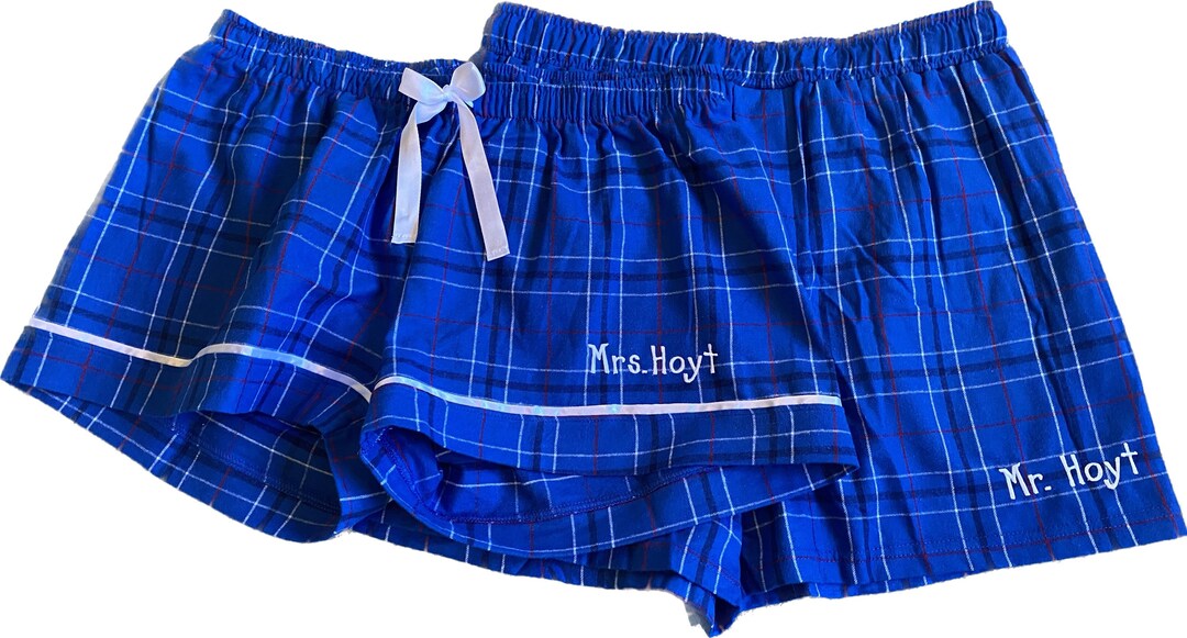 Personalized Couple's Boxer Shorts / Matching Boxers / Mr. and Mrs ...