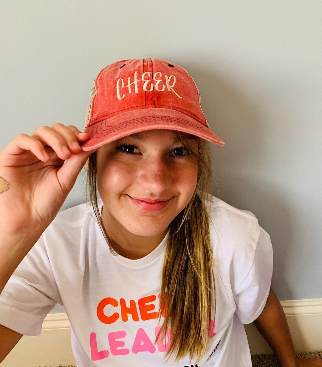 Cheer Trucker Ball Cap / CHEER Ballcap / Cheerleader Hat / Cheer Mom ...