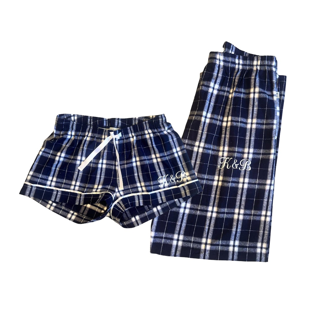 Personalized Couple's Pajamas / Matching PJ Set / Mr. and Mrs. Pajamas ...