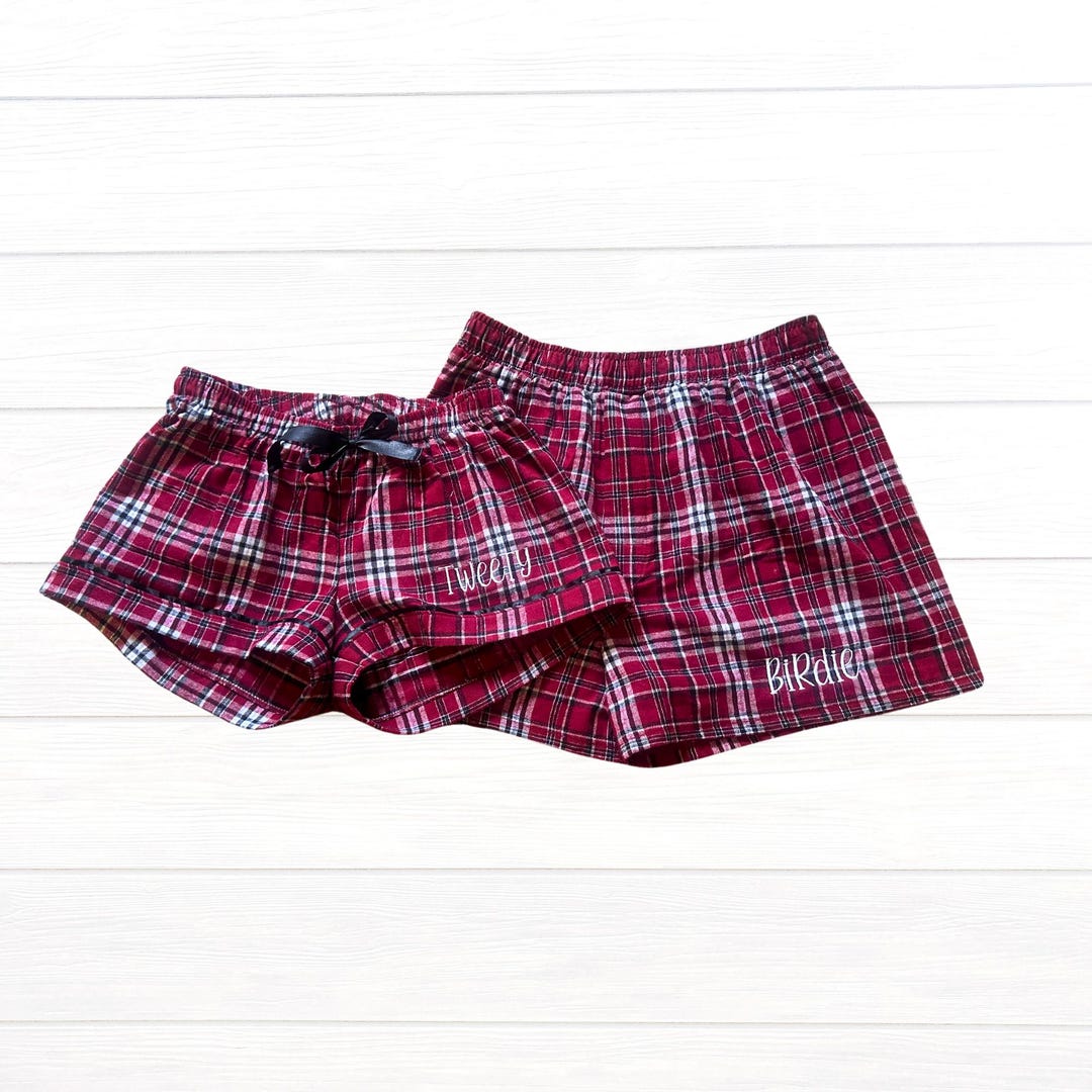 His and Hers Matching Boxer Shorts / Custom Couples Sleep Shorts ...