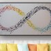 Abstract Painting " Infinity Symbol Original Abstract Painting ...