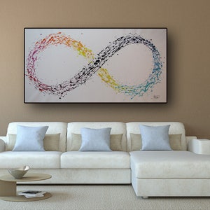 Abstract Painting " Infinity Symbol Original Abstract Painting ...