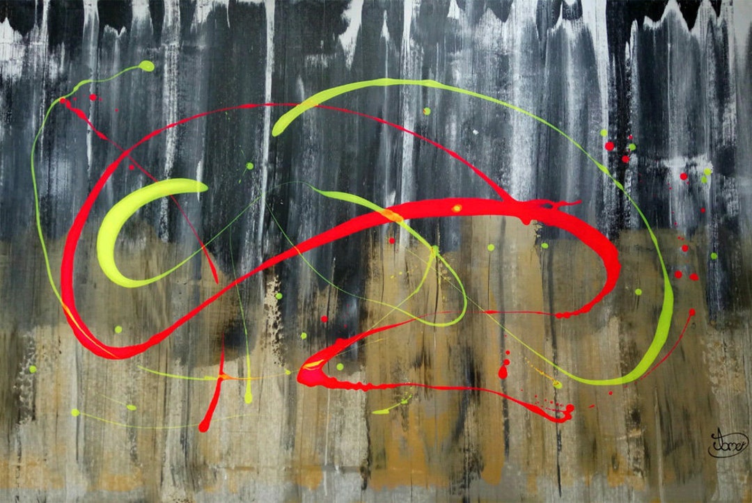 Painting for Decor, Contemporary Art, Hand Paint, Abstract Painting ...