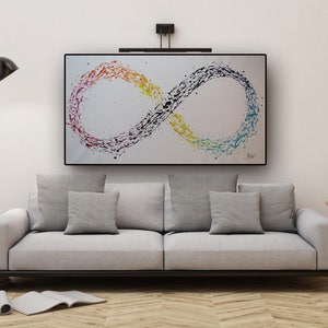 Abstract Painting " Infinity Symbol Original Abstract Painting ...