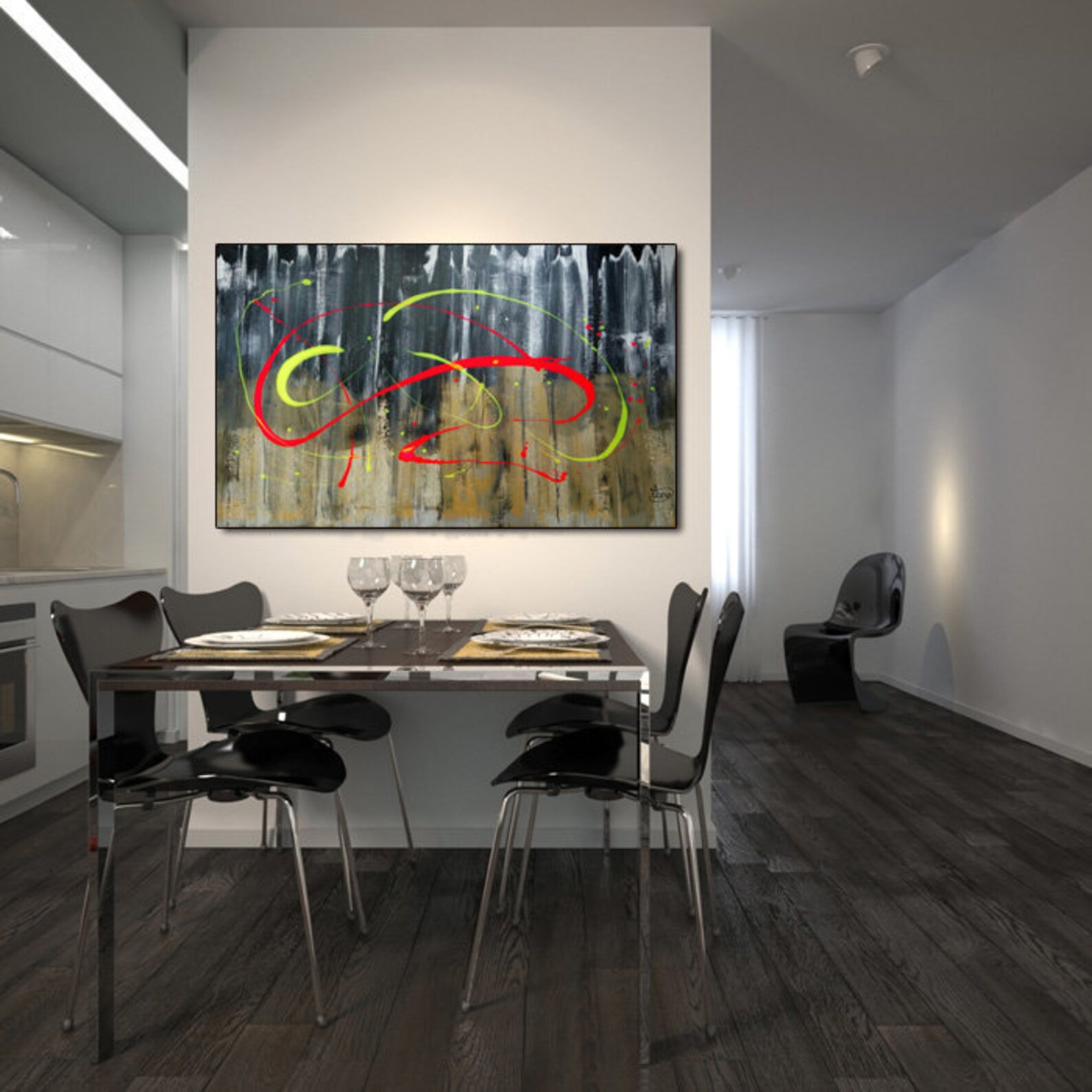Painting for Decor, Contemporary Art, Hand Paint, Abstract Painting ...