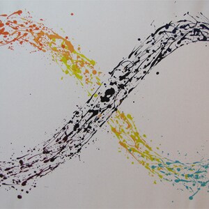 Abstract Painting " Infinity Symbol Original Abstract Painting ...