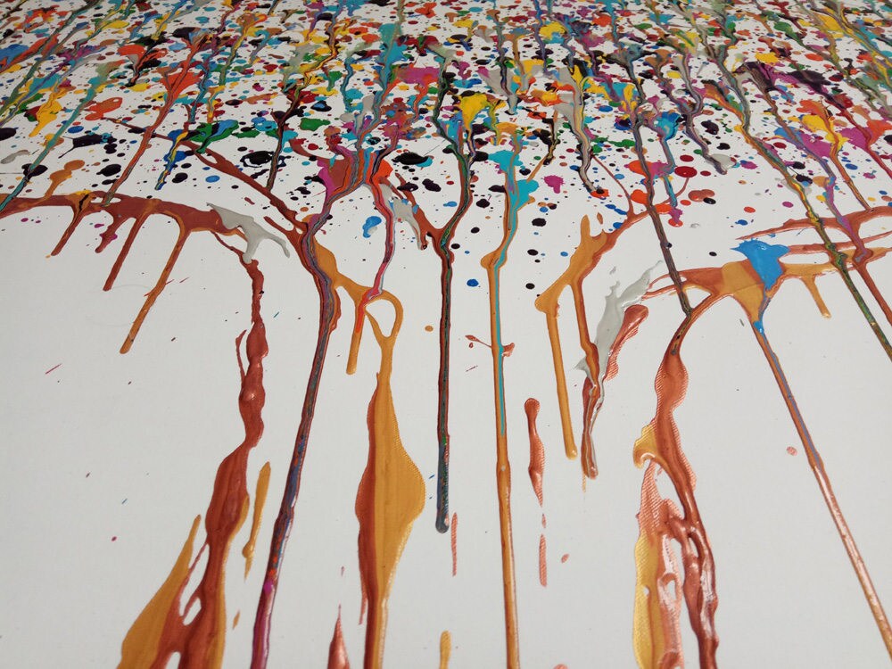 Tree " Original Painting on Canvas,by TOMER SHARABANI - Etsy