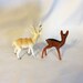 Vintage Deer Reindeer Figurines Putz Display Small Mini - Etsy
