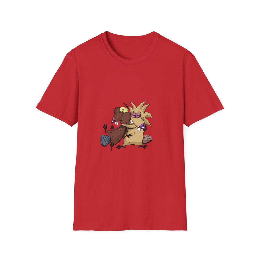 Angry Beavers Cartoon Tee | 90s Nickelodeon Daggett & Norbert Shirt - Etsy