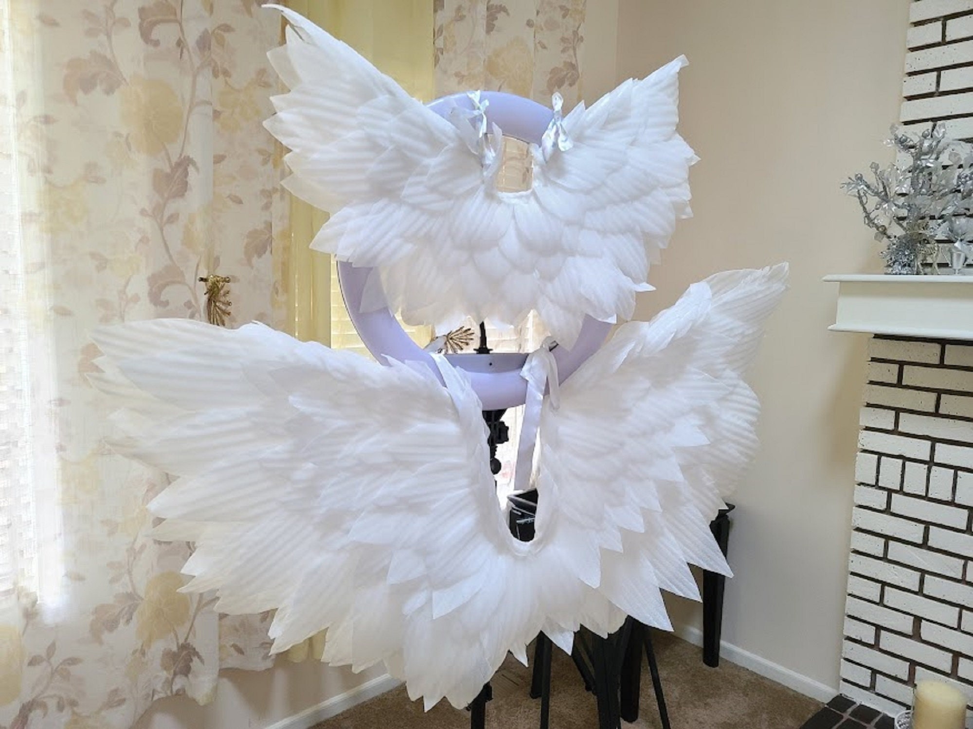 Wearable Angel Wings. L Size 42x24 Inches and S Size 25x15 Inches. Made ...