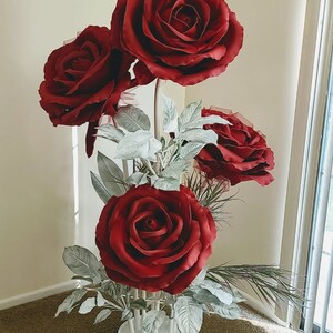 Oversized Foam Roses With Stem/custom Color and Size/outdoor and Indoor ...