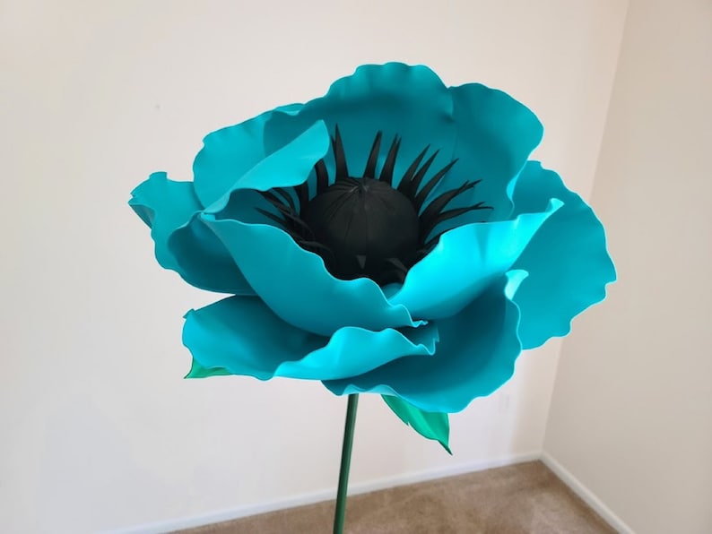 Oversized Foam Poppies With Stem/custom Type Color Size/sizes - Etsy