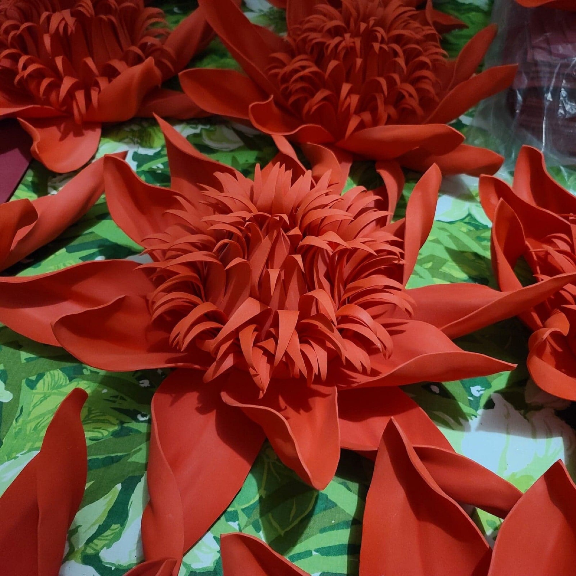 Waratah/australian National Large Foam Flowers/custom Types, Sizes ...