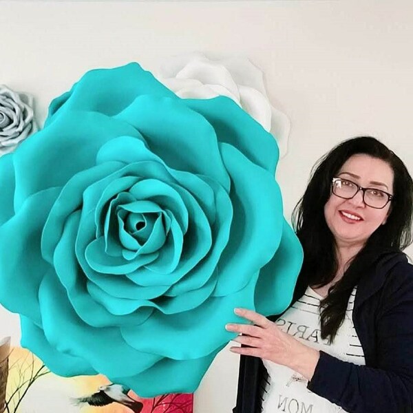 Large Wall Flowers - Etsy