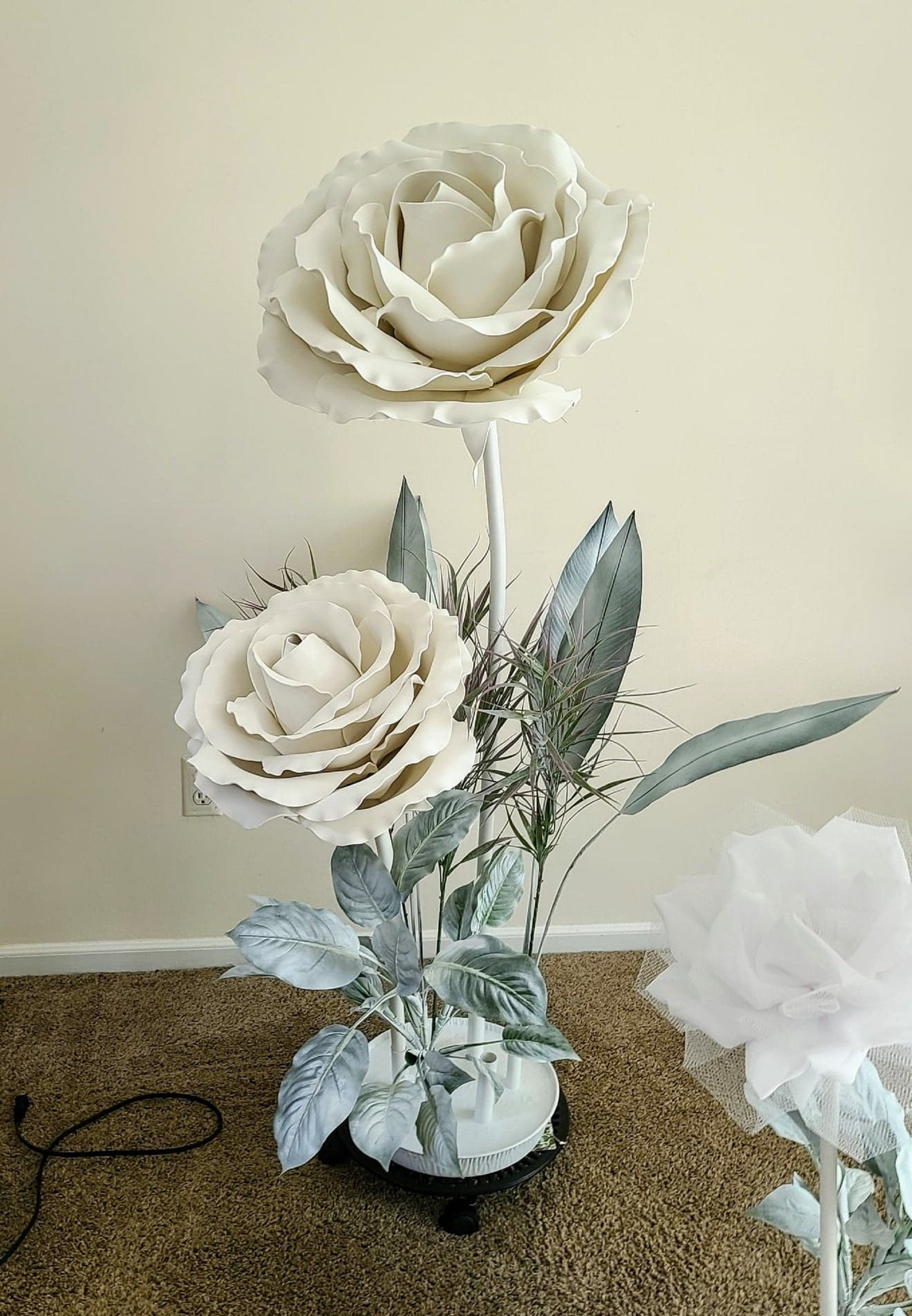 Oversized Foam Roses With Stem/custom Type Color Size/sizes Listed in ...