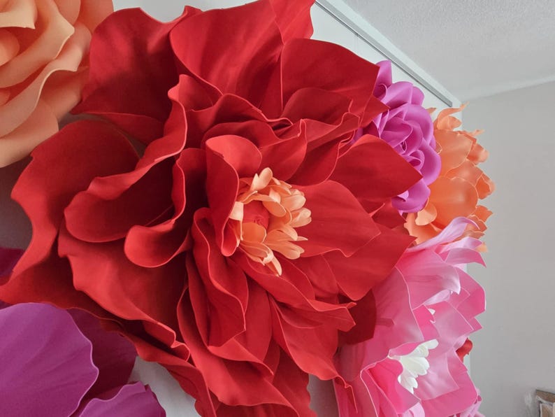 Giant Foam Flower: Abstract Indoor Outdoor Decor - Etsy