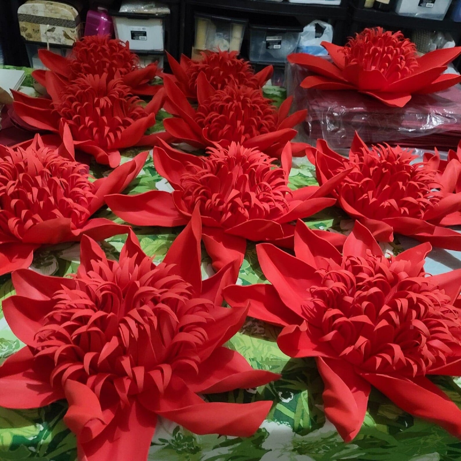 Waratah/australian National Large Foam Flowers/custom Types, Sizes ...