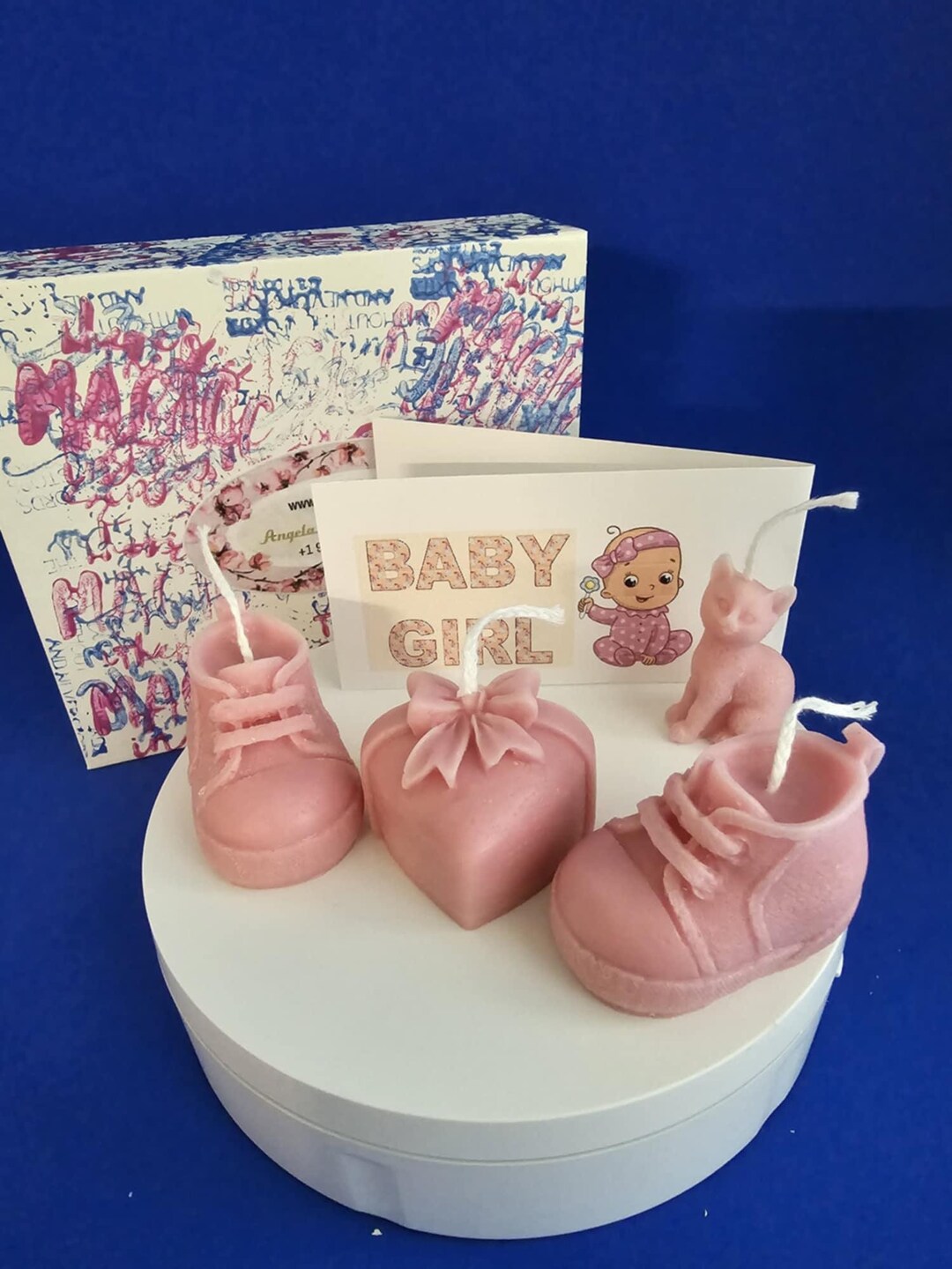 Handmade Soy Baby Shoe Candles Gift Box - Etsy