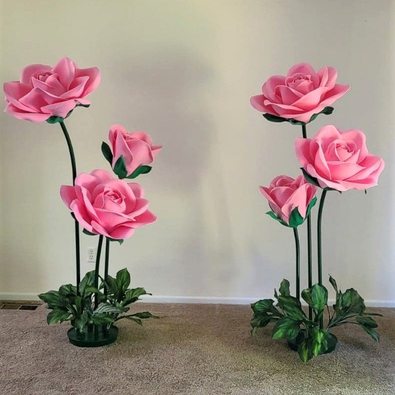 Large Foam Roses Bush/as on Picture/custom Colors/pls Read More Info on ...