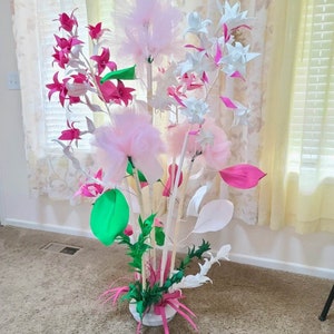 Oversized Pink Flower Installation/5 Ft Tall /adjustable/parties ...