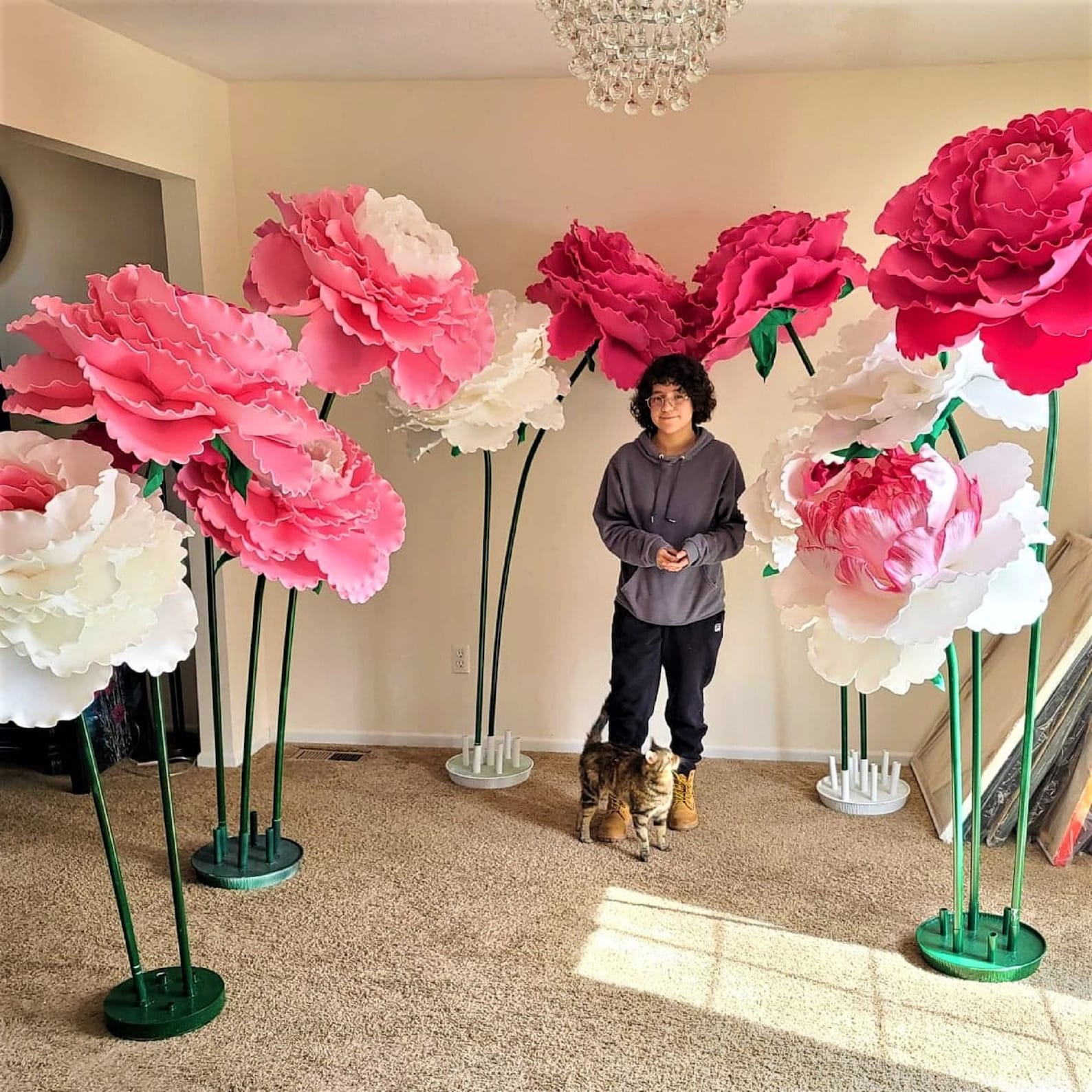 Oversized Foam Flower: 26" Freestanding Indoor/outdoor Decor - Etsy