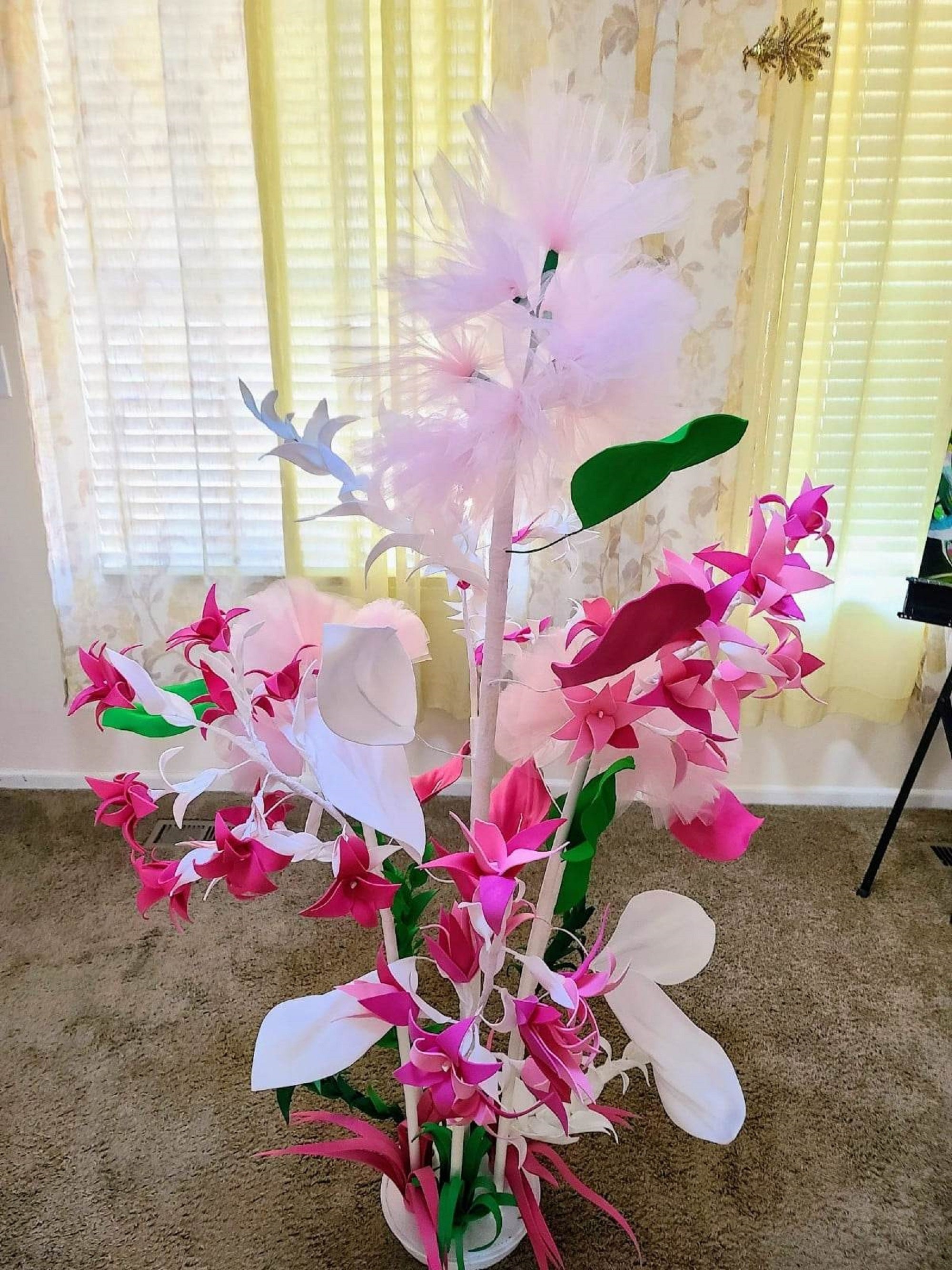 Oversized Pink Flower Installation/5 Ft Tall - Etsy