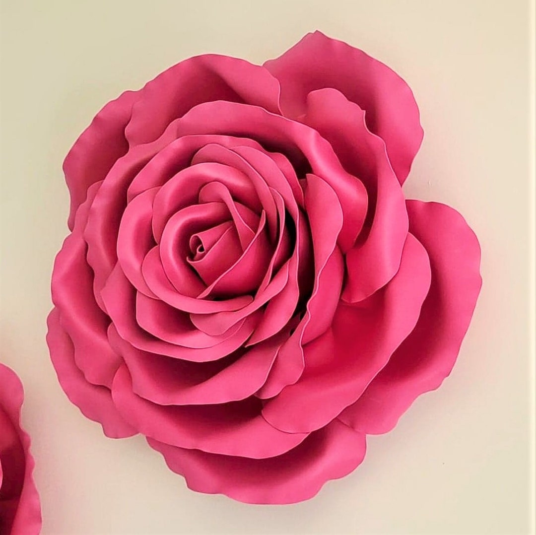 Large Roses/flowers/wall Decor/this is NOT a Paper Flowers They Will ...