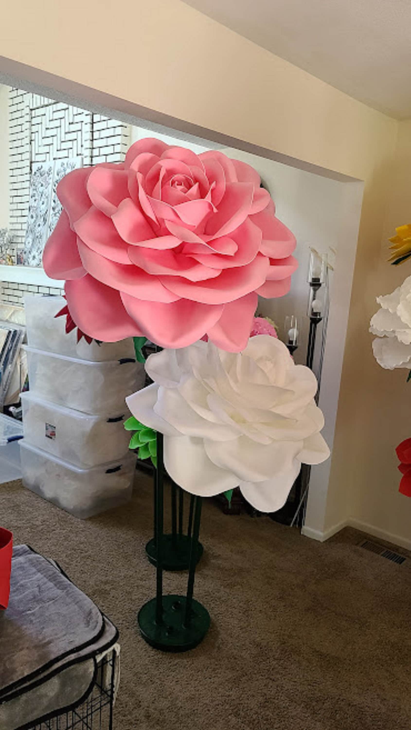 Oversized Foam Flowers With Stem/custom Type Color Size/sizes Listed in ...
