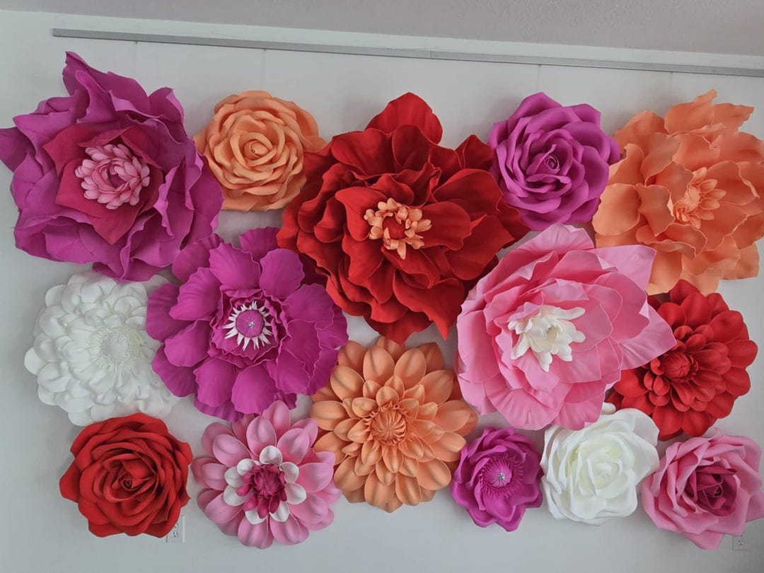 Custom Giant EVA Foam Flower: Handmade Backdrop Decor - Etsy