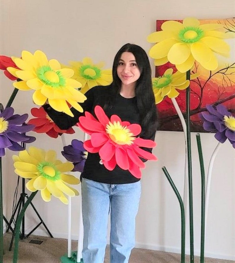 Oversized Foam 18 Daisies With Stem/custom Type Color Size/made to ...