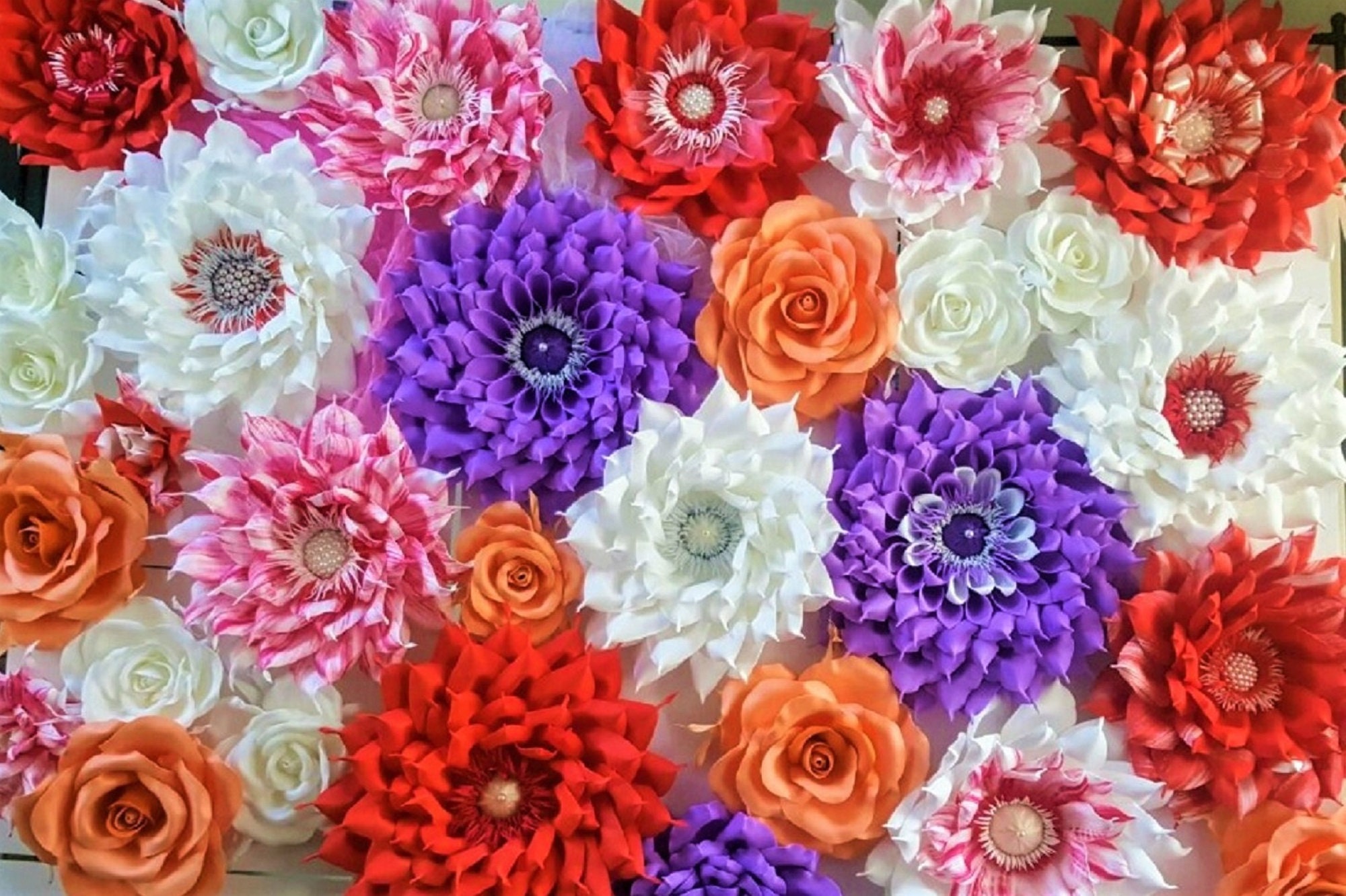 Large Foam Flowers/ Custom Size and Colors/oversized Flowers - Etsy Canada