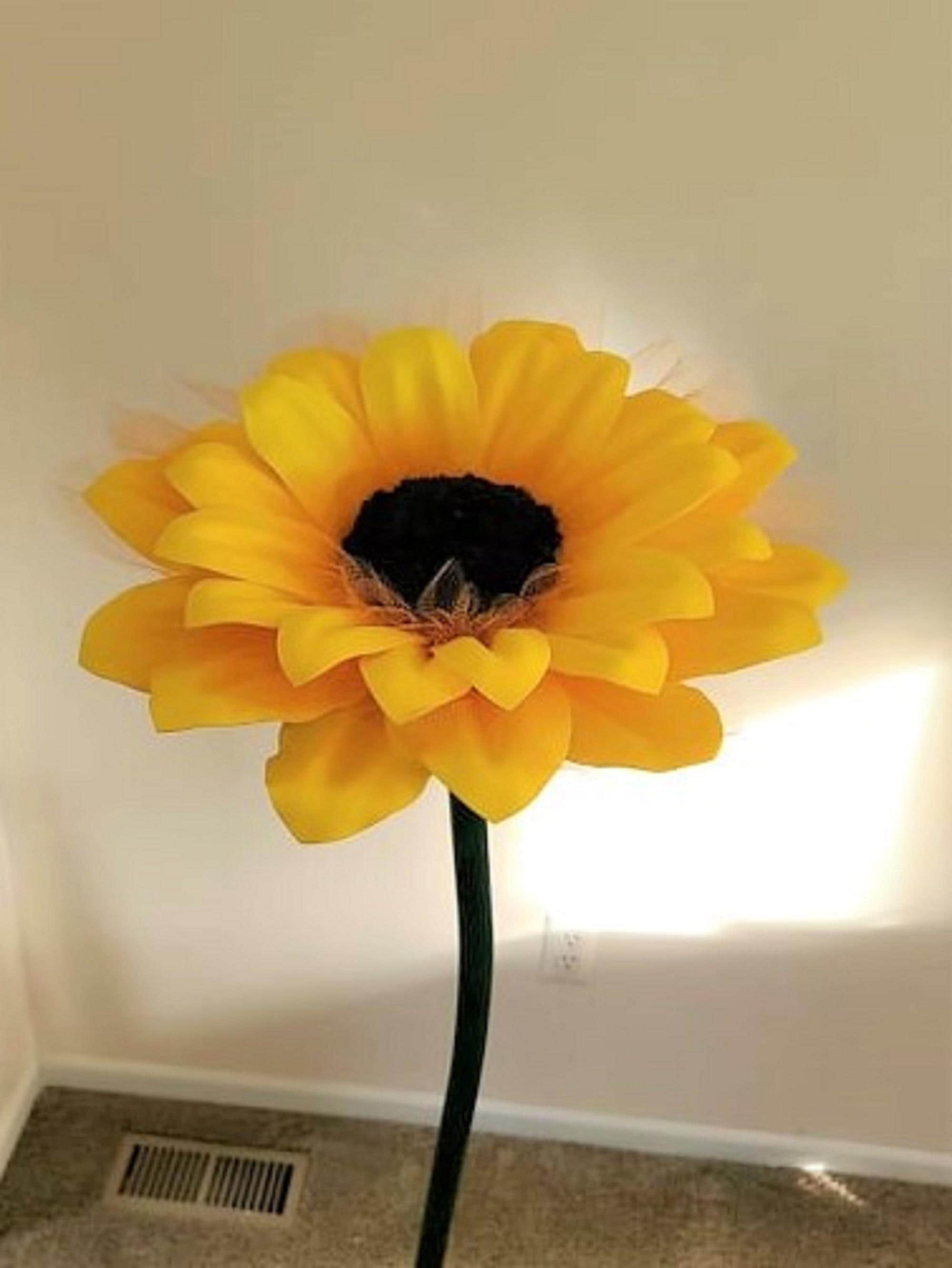 Giant Foam Sunflower With Stem: Indoor/outdoor Decoration - Etsy