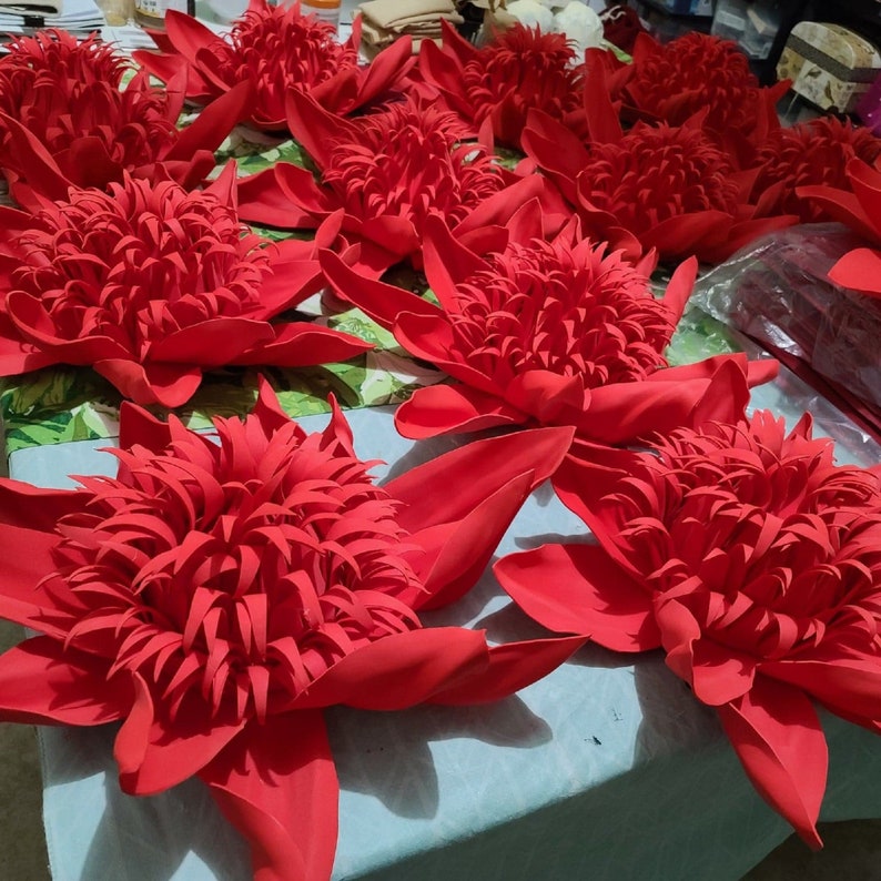 Waratah/australian National Large Foam Flowers/custom Types, Sizes ...
