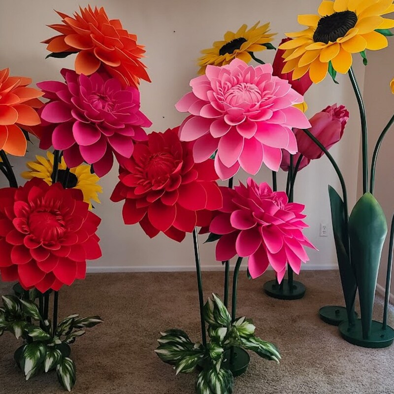 Giant Foam Flowers - Etsy