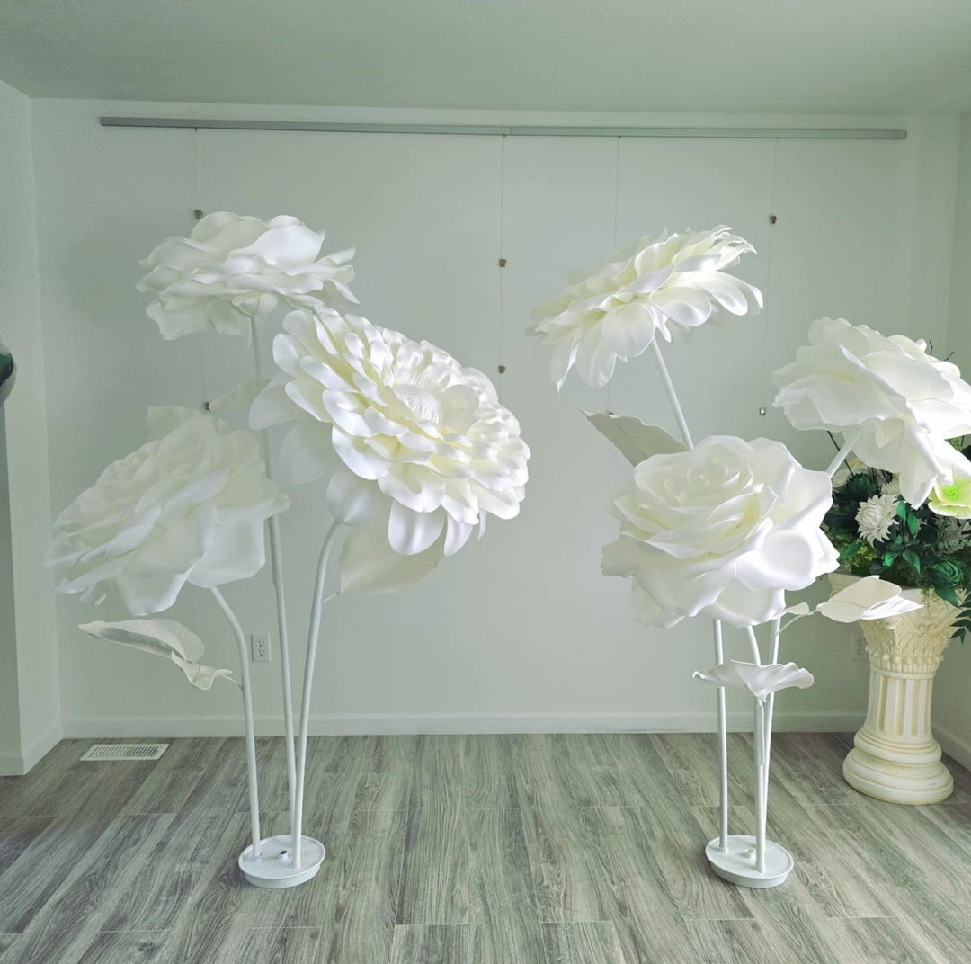 Large Foam Flowers Bush: 6ft Tall Indoor/outdoor Decor - Etsy