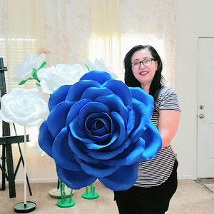 Large Foam Roses/wall Decor/this is NOT a Paper Flowers They Will Last ...