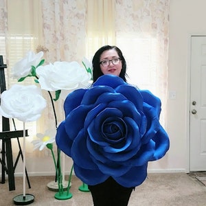Large Foam Roses/wall Decor/this is NOT a Paper Flowers They Will Last ...