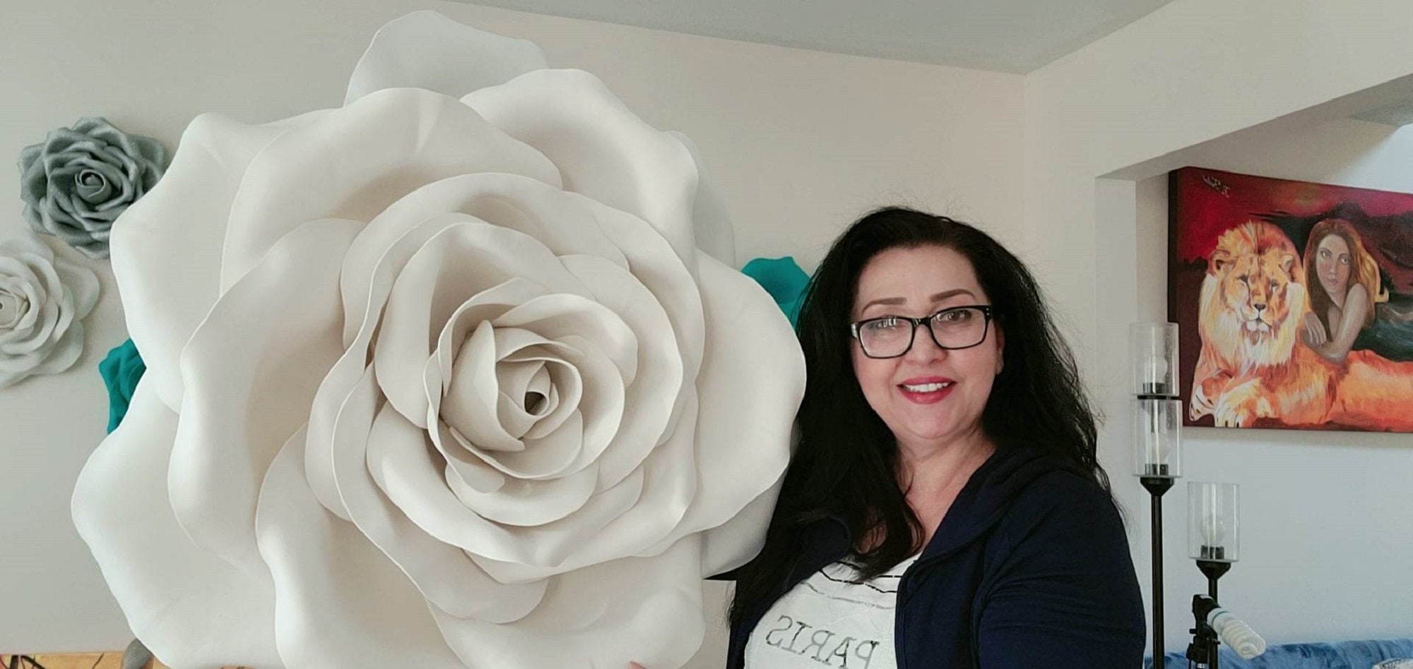 Giant EVA Foam Rose: Custom Indoor/outdoor Decor - Etsy