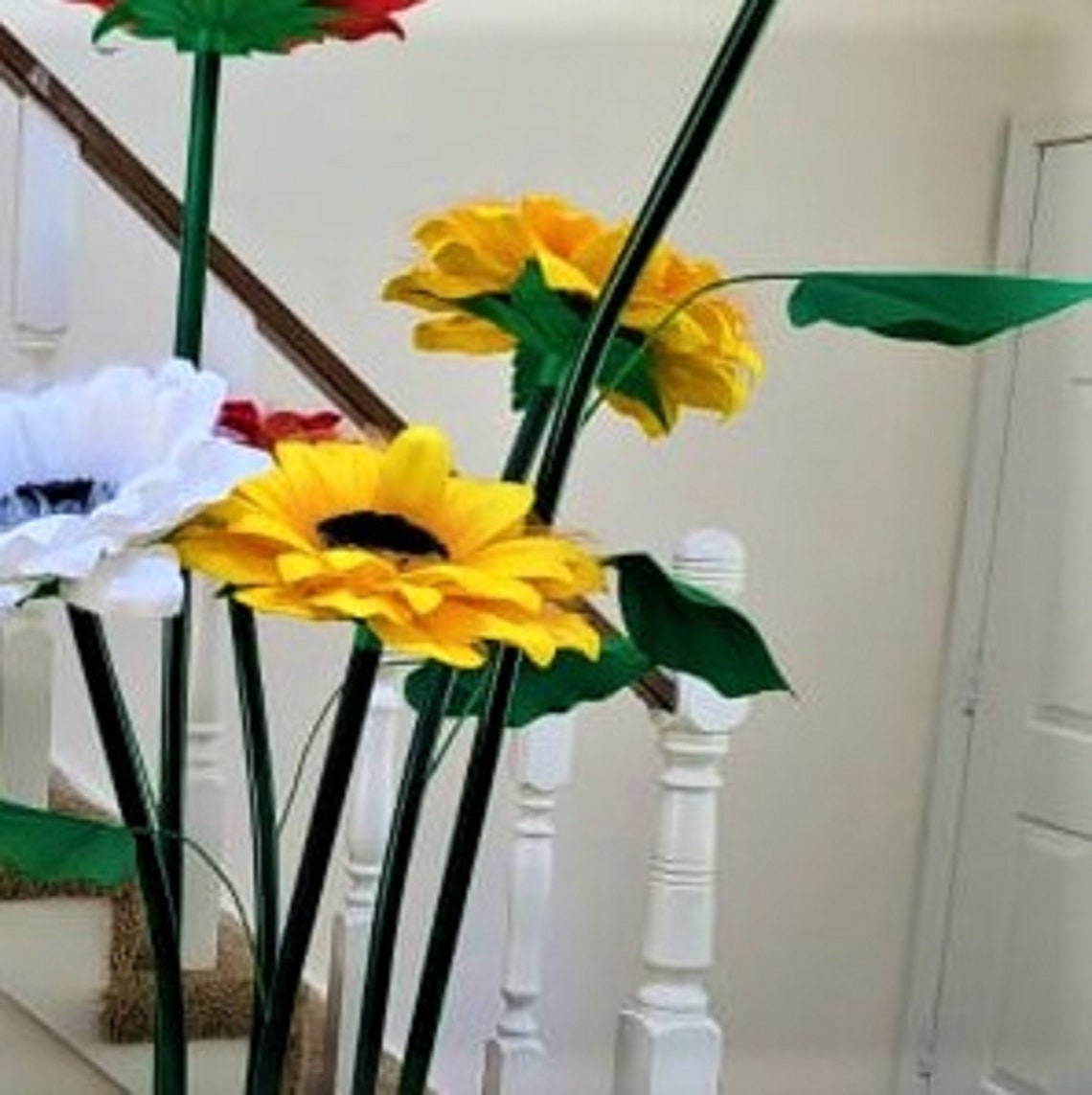 Oversized Large Foam Sunflowers With Stem/please Read - Etsy