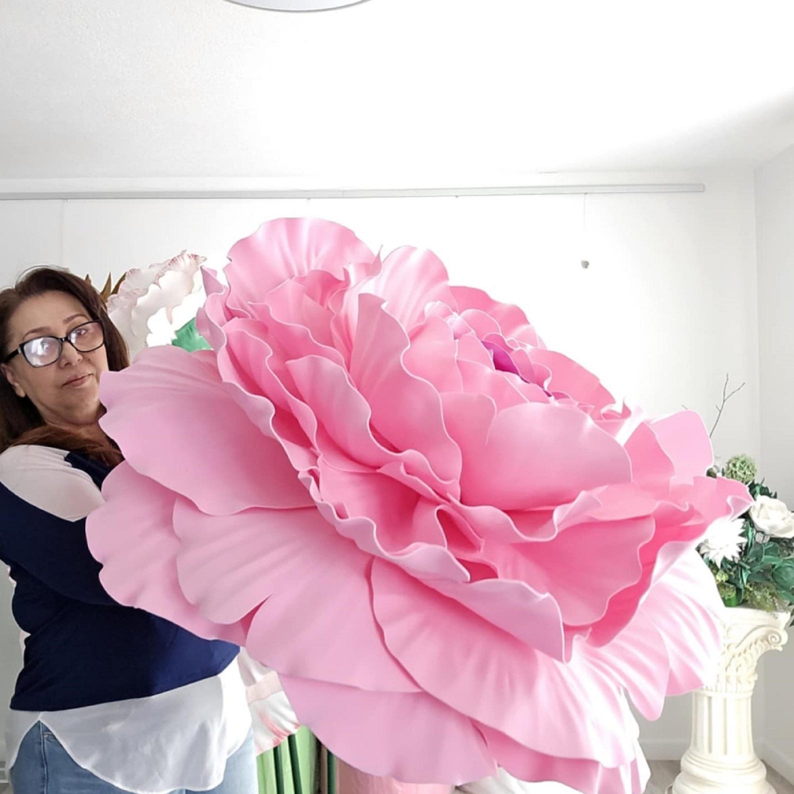 Oversized Foam Peony: 36-inch Custom Color Outdoor Decor/flower Only ...
