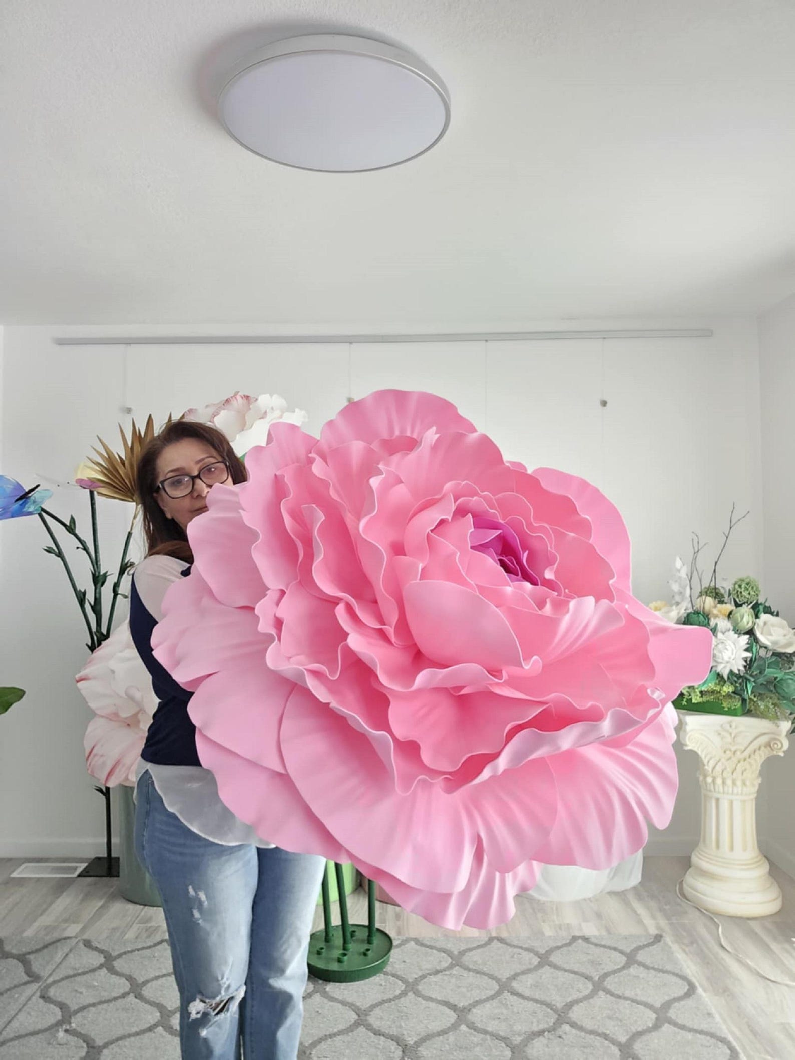 Oversized Foam Peony: 36-inch Custom Color Outdoor Decor/flower Only ...