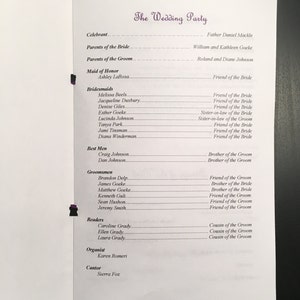 Catholic Wedding Ceremony Mass Printable DIY Program Template - Etsy